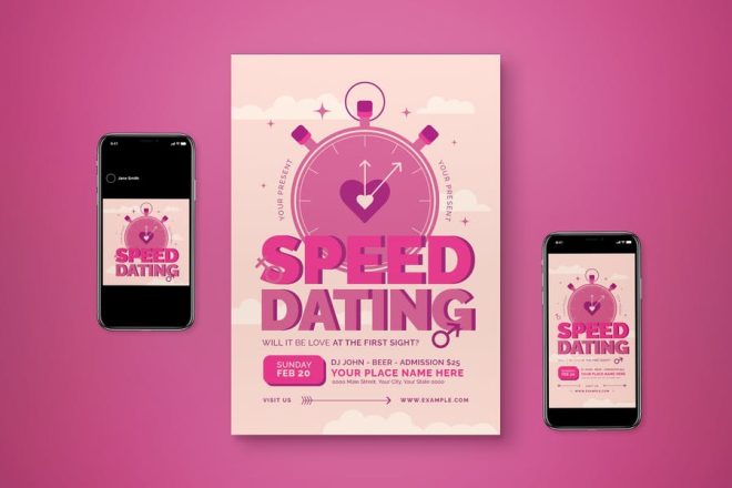 11+ Creative Speed Dating Flyer Templates Download - Graphic Cloud