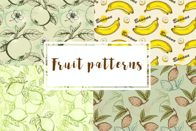 11+ FREE Fruit Patterns Vector Download - Graphic Cloud