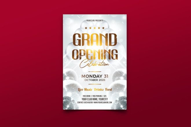 15+ FREE Store Opening Flyers Template PSD Download - Graphic Cloud