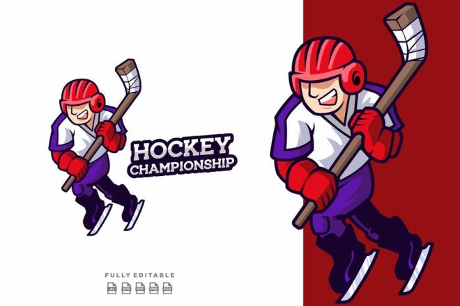 15+ Best Hockey Logo Designs Template Download - Graphic Cloud