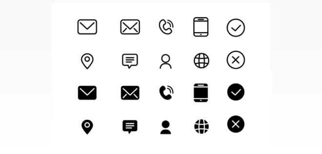 15+ FREE Contact Icons Vector Illustration Download - Graphic Cloud