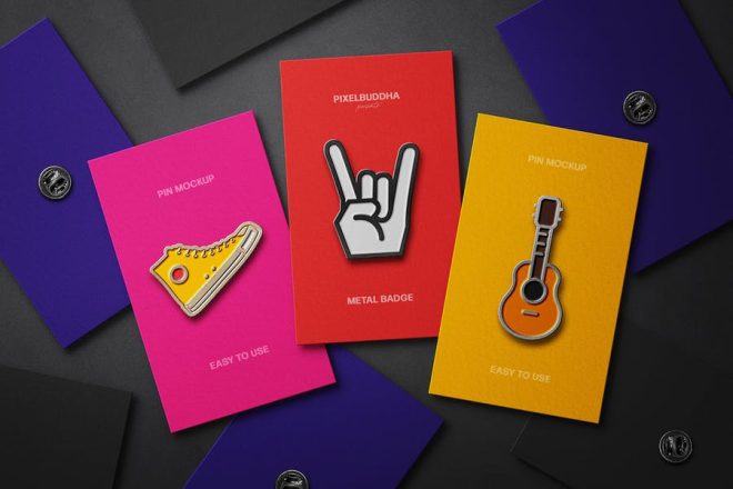 15+ Best Enamel Pin Mockup PSD Download - Graphic Cloud