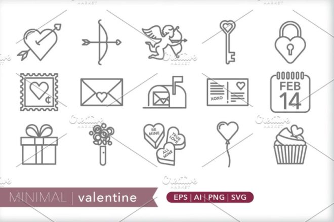 21+ FREE Valentines Day Icons Vector Download - Graphic Cloud