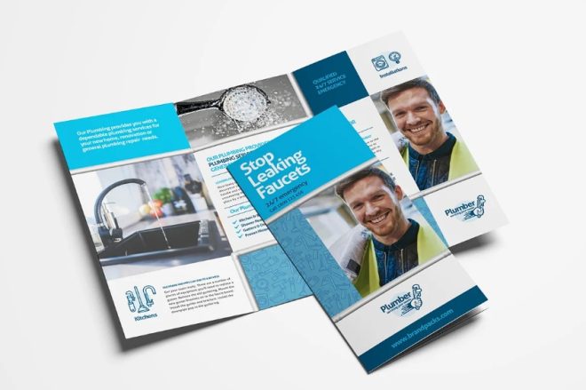 Plumbing Brochure Templates (15+ Free Download )