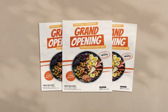 15+ FREE Store Opening Flyers Template PSD Download - Graphic Cloud
