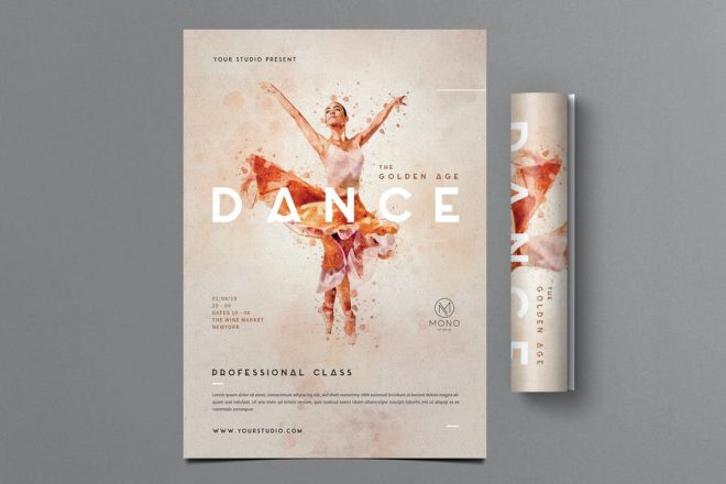 15+ FREE Dance Studio Flyer Templates PSD Download - Graphic Cloud