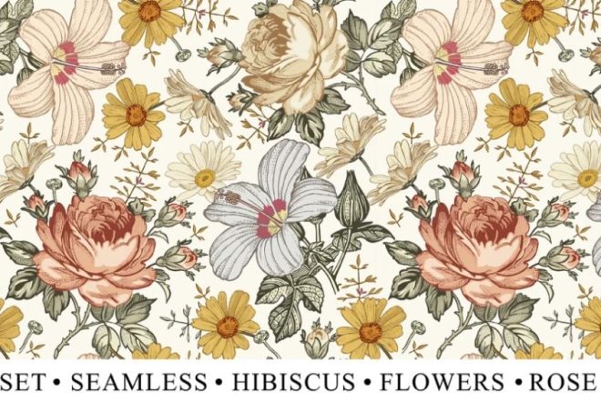 15+ FREE Rose Patterns Vector Design Download - Graphic Cloud