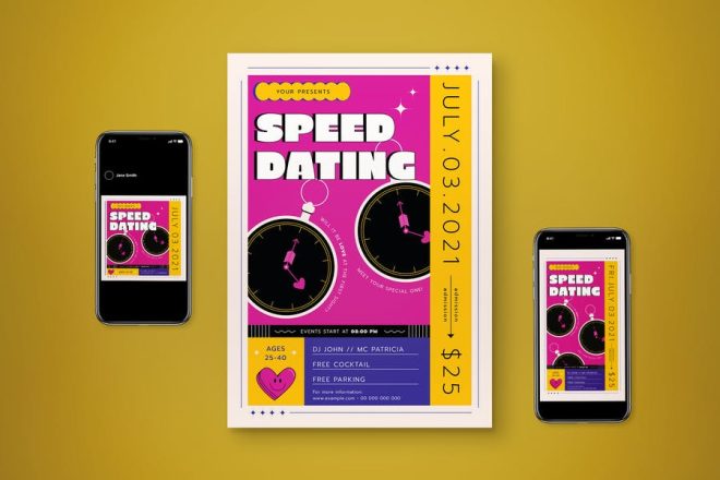 11+ Creative Speed Dating Flyer Templates Download - Graphic Cloud