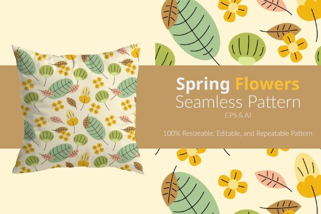 15+ FREE Spring Patterns Vector Design Download - Graphic Cloud