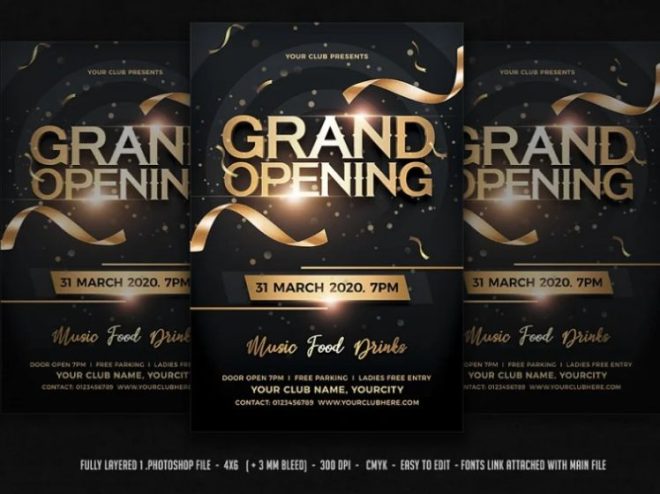15+ FREE Store Opening Flyers Template PSD Download - Graphic Cloud