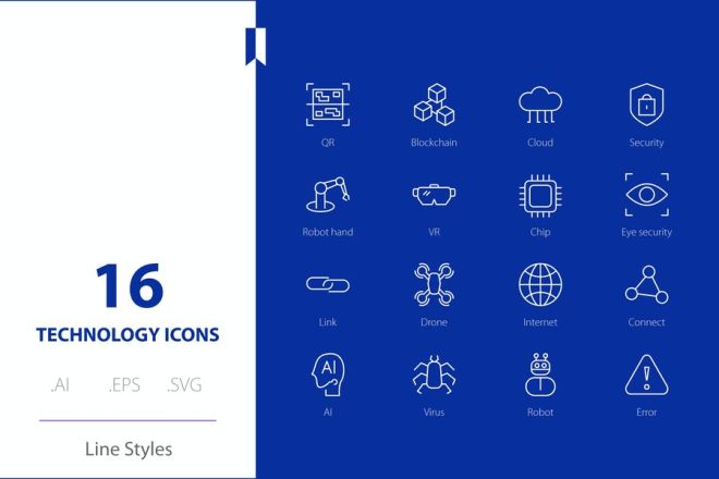 15+ FREE Technology Icons Vector Illustration Download - Graphic Cloud