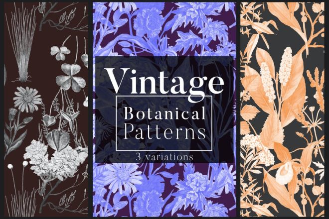 15+ FREE Botanical Patterns Design Vector Download - Graphic Cloud