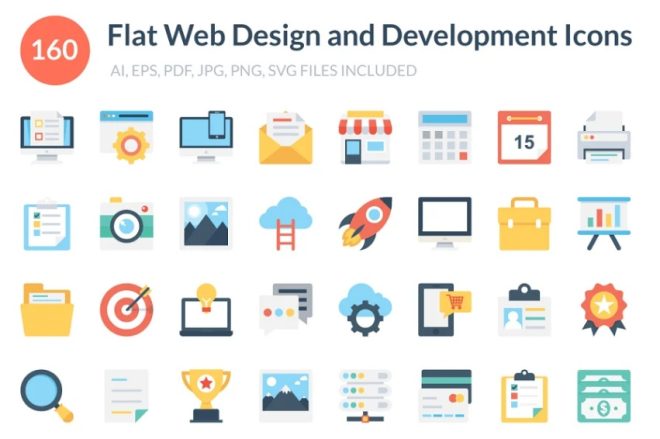 23+ FREE Web Development Icons Vector Download - Graphic Cloud