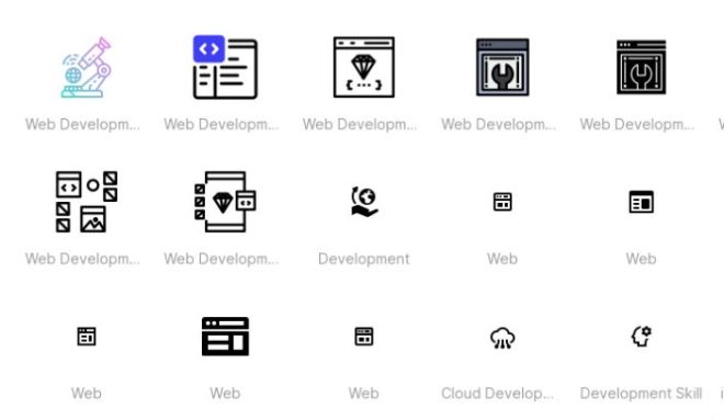 23+ FREE Web Development Icons Vector Download - Graphic Cloud