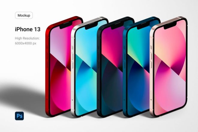 21+ FREE iPhone 13 Mockup PSD Download Template - Graphic Cloud