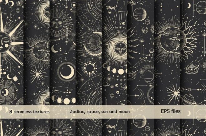 18+ FREE Space Pattern Designs Vector Download - Graphic Cloud