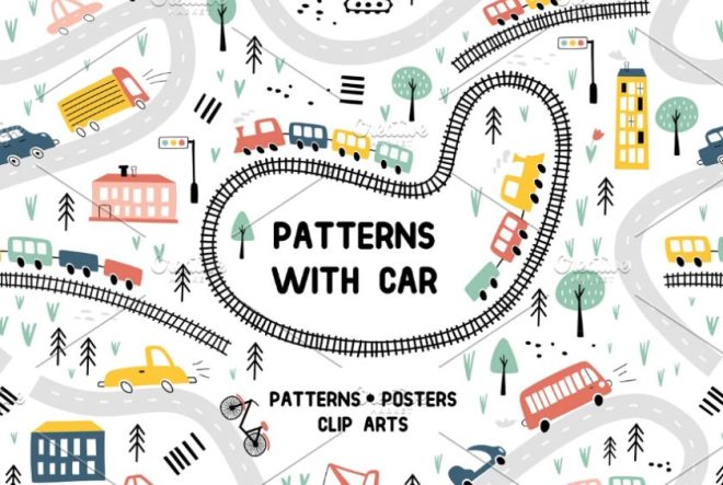 15+ FREE Car Patterns Vector Design Download - Graphic Cloud