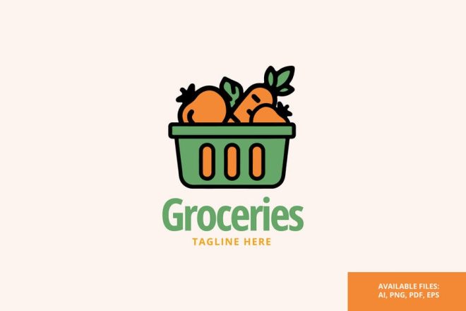 15+ FREE Grocery Store Logo Vector Designs Template - Graphic Cloud