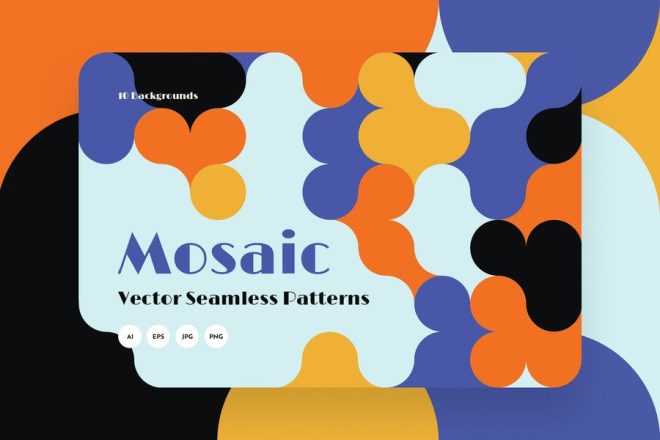 15+ FREE Mosaic Patterns Vector Design Download - Graphic Cloud