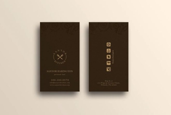 15+ FREE Chef Business Card Template PSD Download - Graphic Cloud