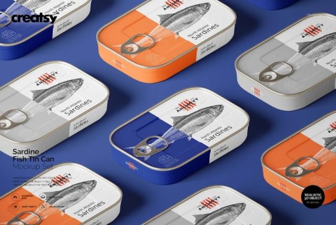 15+ FREE Fish Can Mockup PSD Download - Graphic Cloud