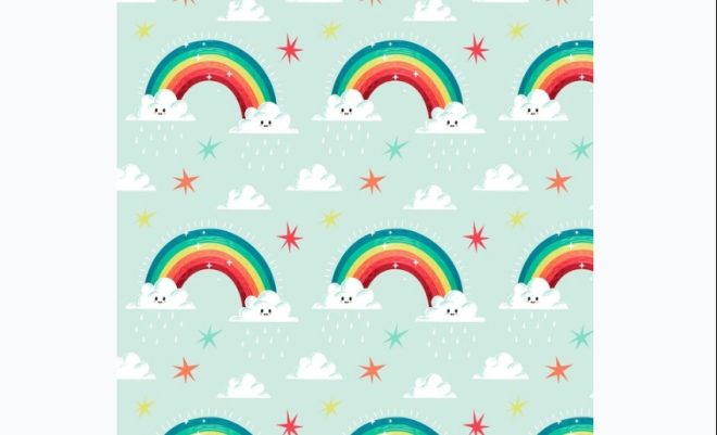 15+ FREE Rainbow Pattern Designs Vector Download - Graphic Cloud