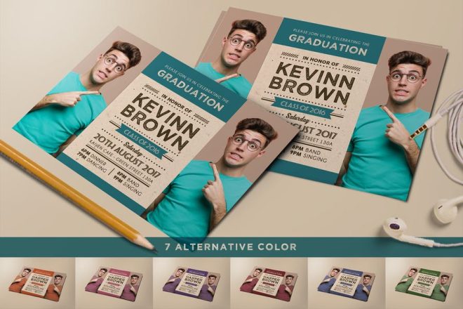 15+ FREE Graduation Party Invitation Card Templates - Graphic Cloud