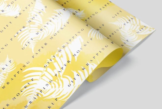 15+ FREE Gift Wrapping Paper Mockup PSD Download - Graphic Cloud