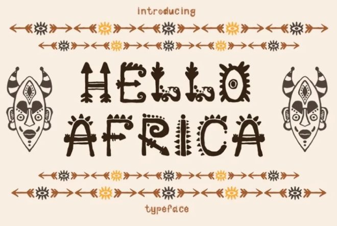 15+ FREE African Fonts TTF OTF Download - Graphic Cloud