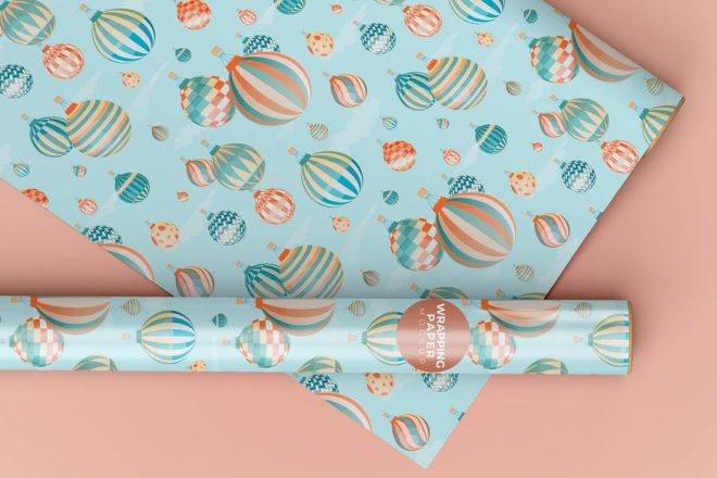 15+ FREE Gift Wrapping Paper Mockup PSD Download - Graphic Cloud