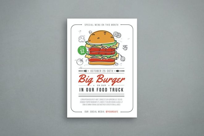 15+ Free Burger Restaurant Flyer Templates Download - Graphic Cloud