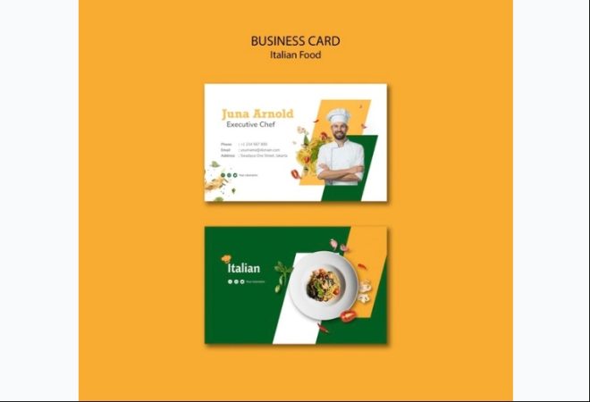 15+ FREE Chef Business Card Template PSD Download - Graphic Cloud