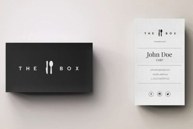 15+ FREE Chef Business Card Template PSD Download - Graphic Cloud