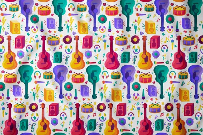 15+ FREE Musical Notes Pattern Design Vector EPS - Graphic Cloud