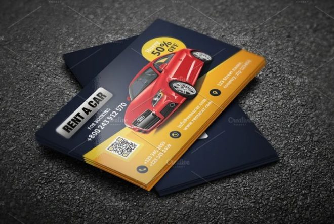 15+ FREE Car Rental Business Card Templates Download - Graphic Cloud