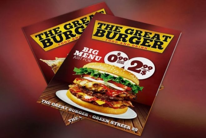 15+ Free Burger Restaurant Flyer Templates Download - Graphic Cloud