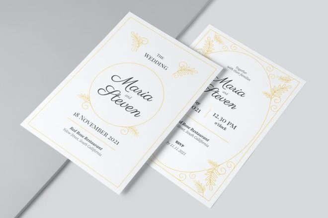 21+ FREE Golden Invitation Template PSD Download - Graphic Cloud