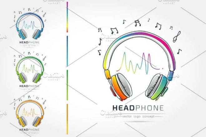 21+ FREE Headphones Logo Design Templates Download - Graphic Cloud