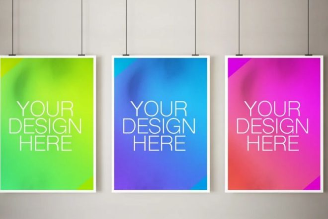15+ Hanging Poster Mockup PSD Download - Graphic Cloud