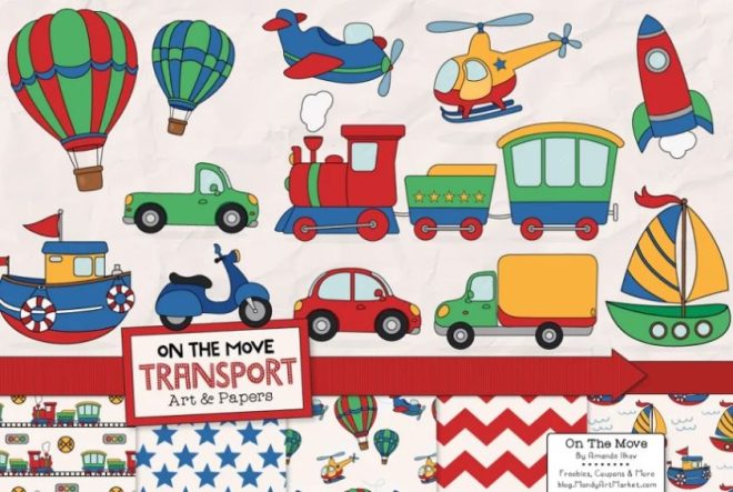 15+ FREE Transport Patterns Design Vector Download - Graphic Cloud