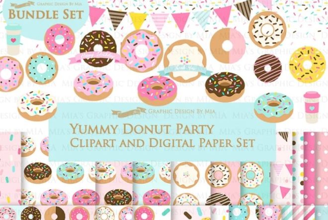 15+ FREE Donut Patterns Vector Design Download - Graphic Cloud