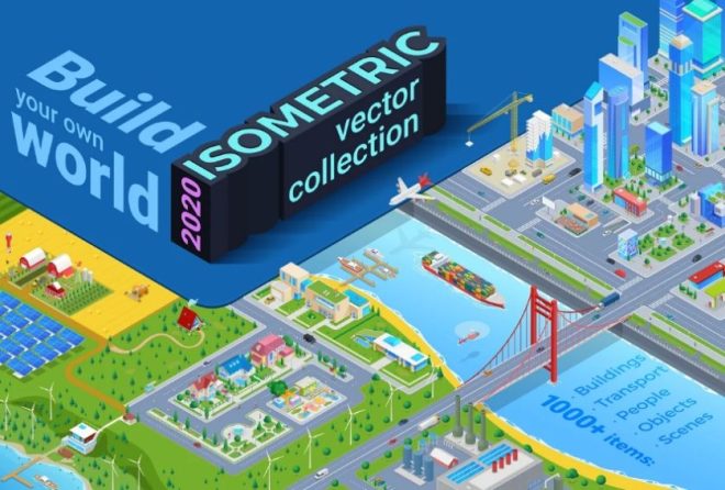 15+ Isometric Website Illustration Vectors Download - Graphic Cloud