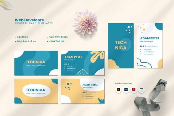 15+ FREE Web Developer Business Card Template - Graphic Cloud