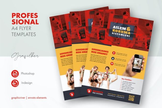 15+ Security Services Flyer Template PSD Download - Graphic Cloud