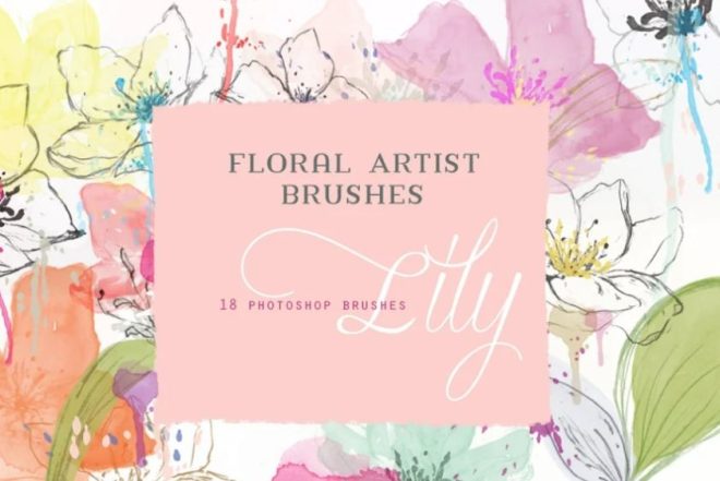 15+ Floral Photoshop Brushes ABR FREE Download - Graphic Cloud
