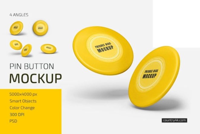 7+ Frisbee Mockup PSD FREE Download - Graphic Cloud