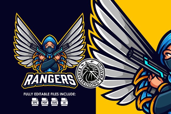 15+ FREE Shooting Game Logo Design Template - Graphic Cloud