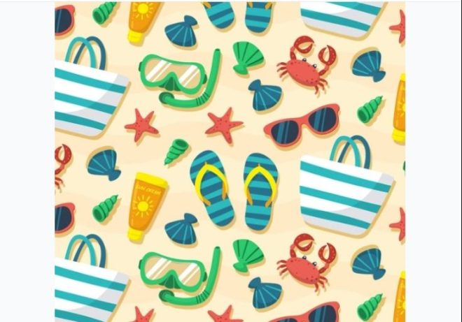 15+ FREE Beach Patterns Ai EPS Vector Download - Graphic Cloud