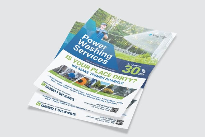 15+ Power Washing Flyer Template FREE Download - Graphic Cloud