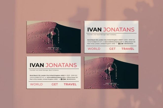 15+ Free Travel Business Card Templates Download - Graphic Cloud